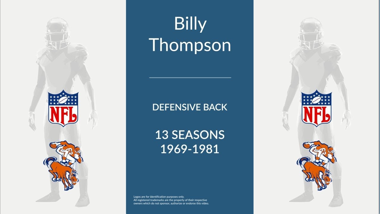Billy Thompson: Football Defensive Back - YouTube