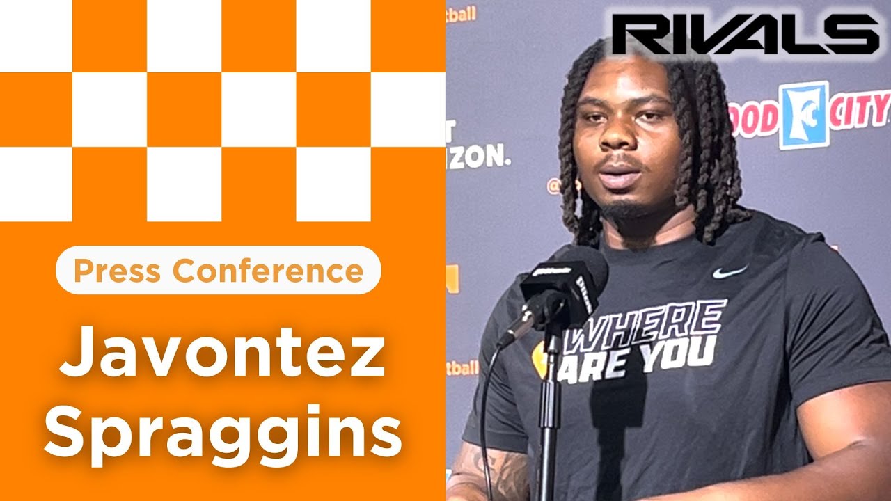 Tennessee football OG Javontez Spraggins previews 2024 season - YouTube
