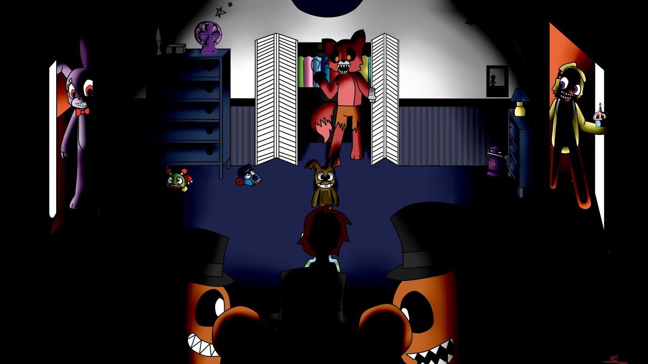 FNaF SpeedPaint -Nightmare Night- - YouTube