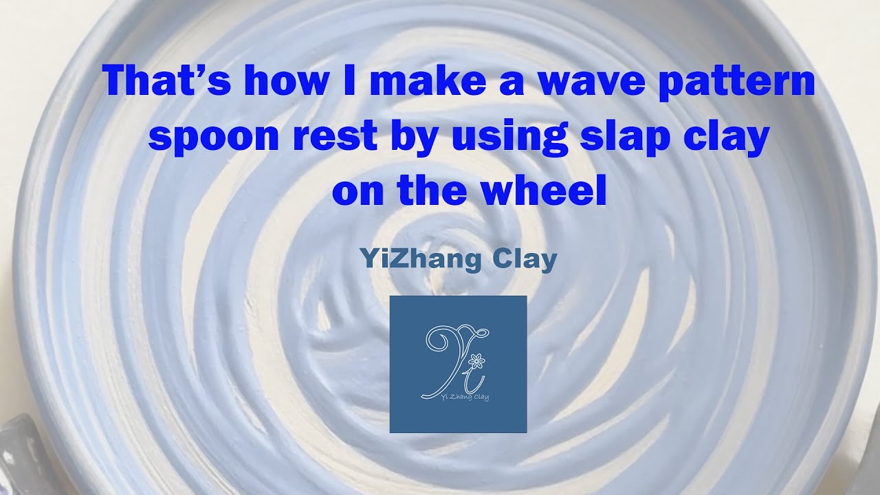 Make a Spoon Rest on the Pottery Wheel by using slab clay: Step-by-Step ...