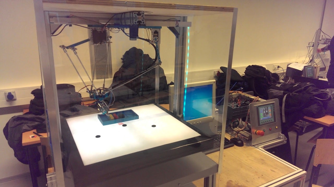 demo pick and place delta control - YouTube