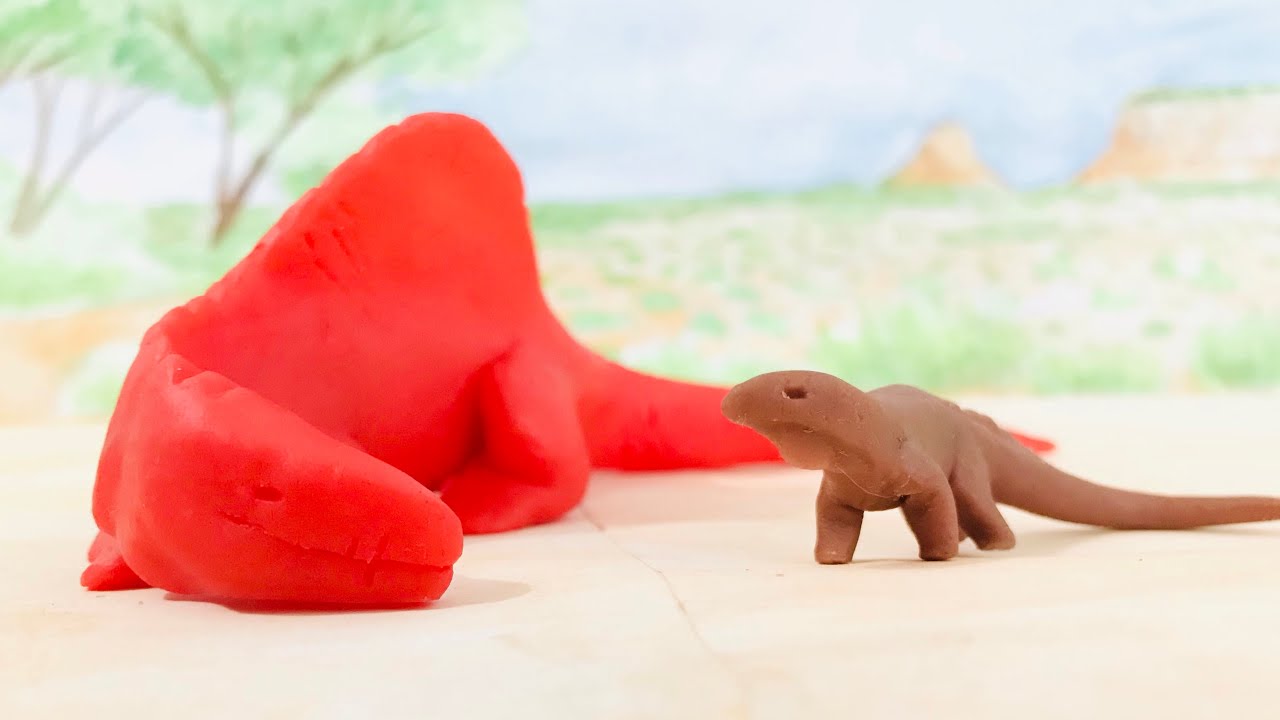 Arizonasaurus, taking shade in Triassic Arizona - YouTube