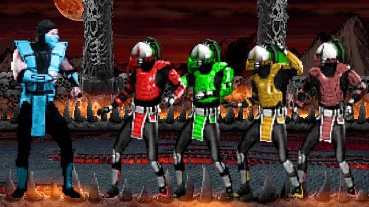 [Mortal Kombat] SubZero vs Cyborg Team - YouTube