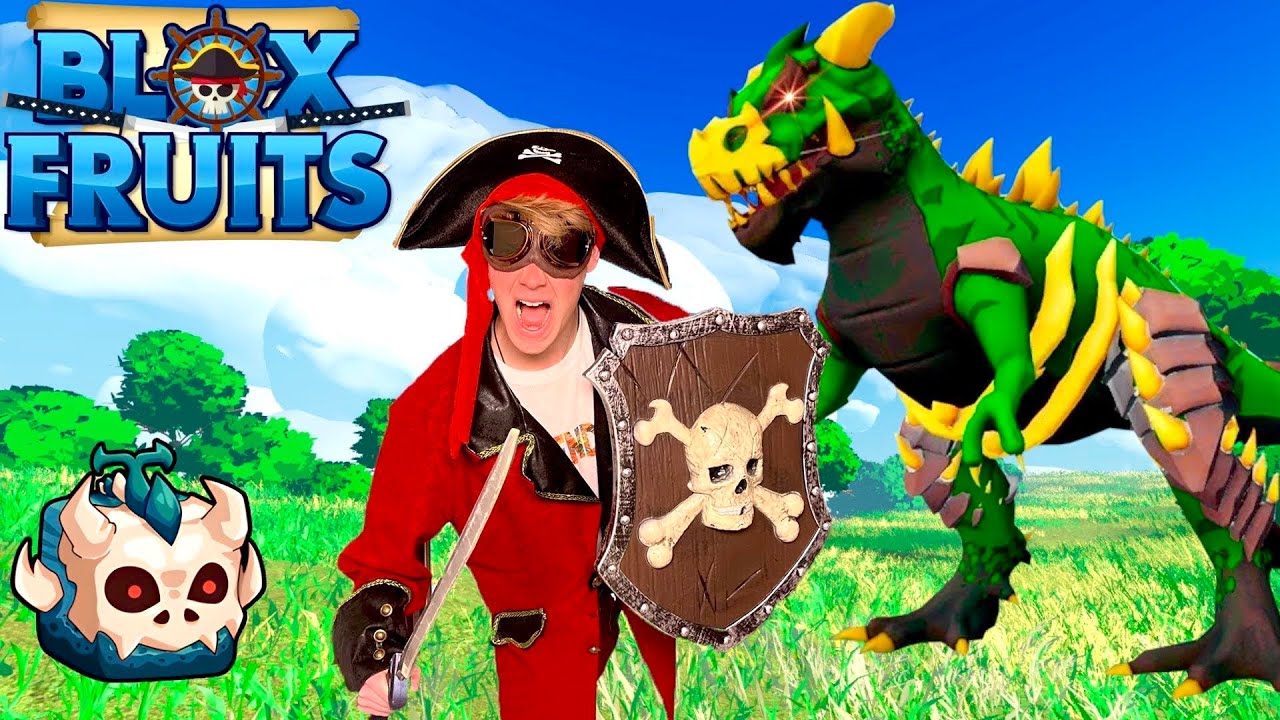 I Ate T-REX FRUIT! In Real Life BLOX FRUITS! - YouTube