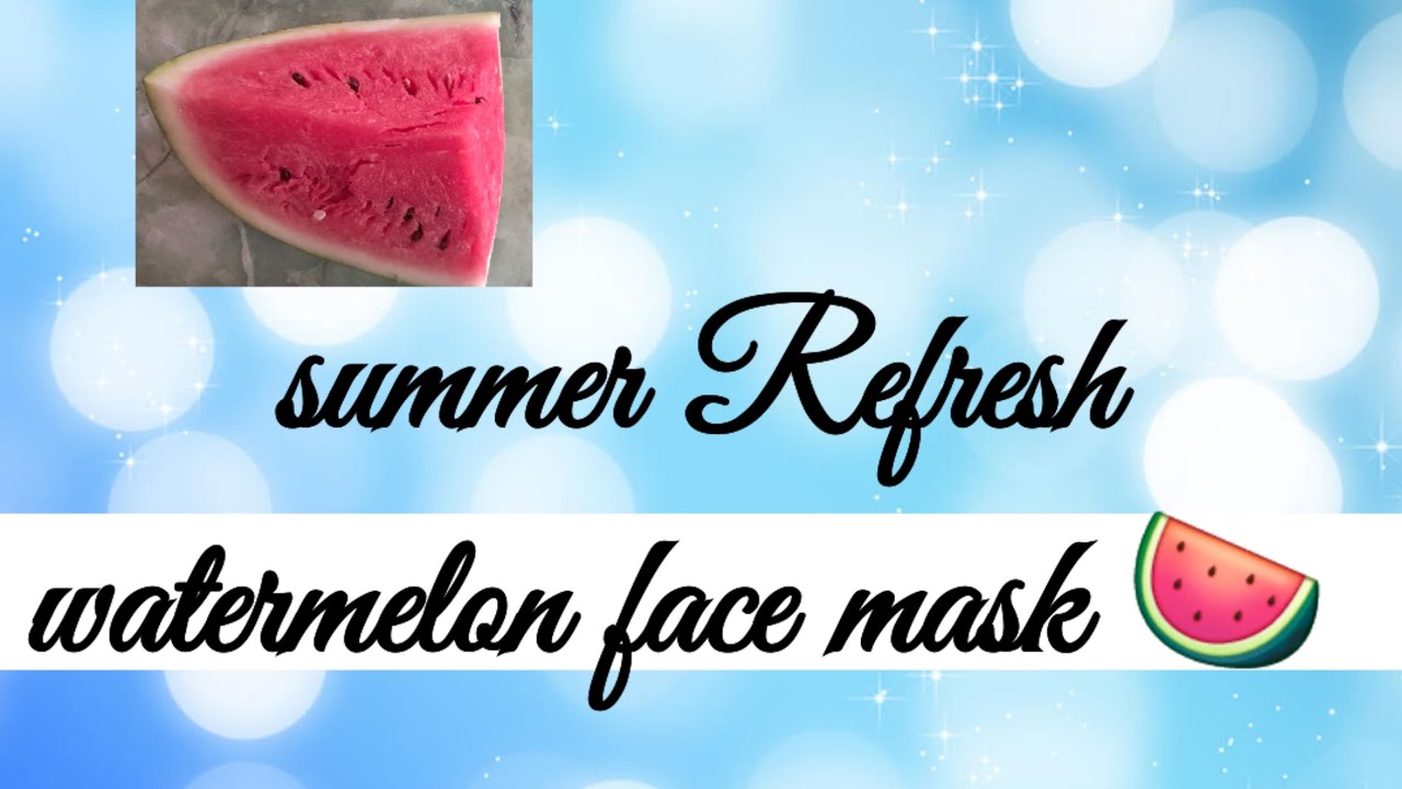 Summer Refresh watermelon 🍉 face mask#buymote #skincare #summerface pack # watermelon face mask ...