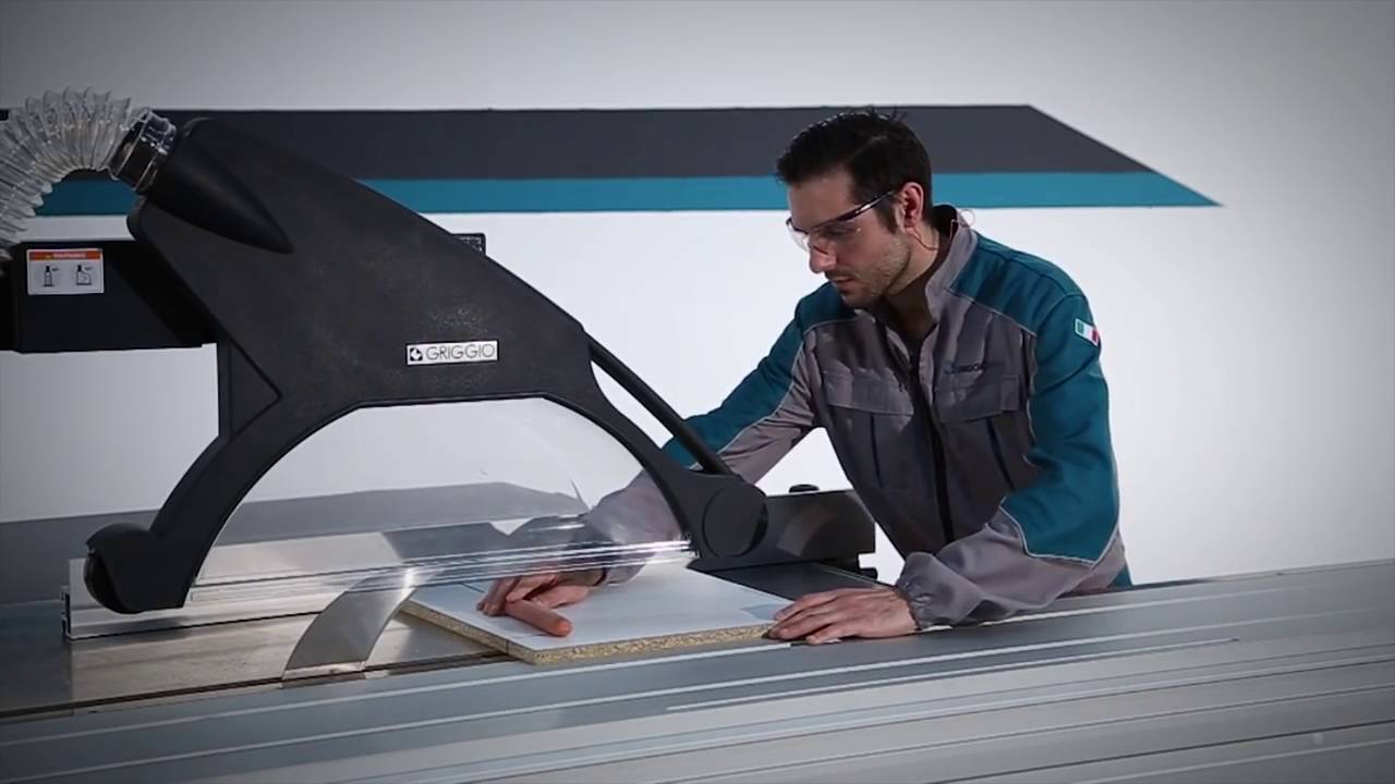 Cutting - Griggio Unica Safe Panel Saw - YouTube