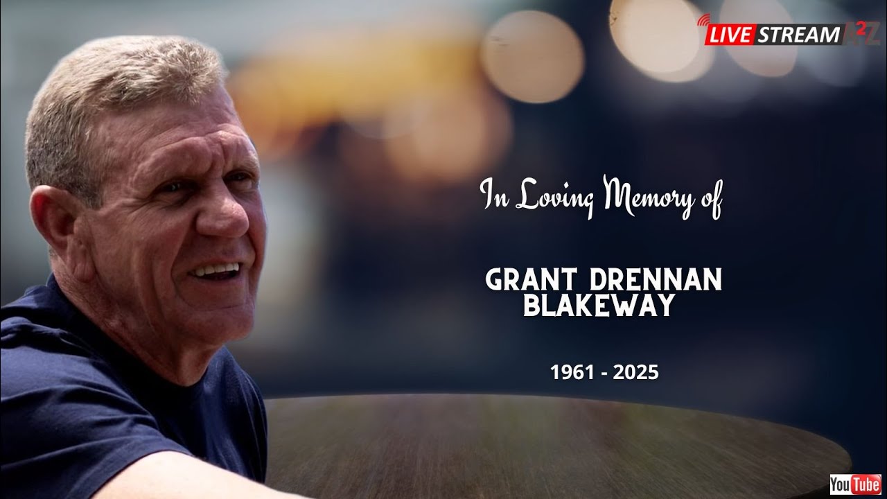The Memorial Service of Grant Drennan Blakeway - YouTube