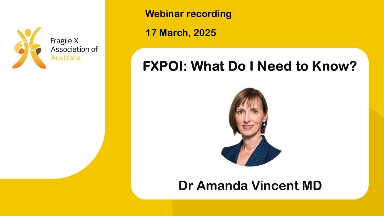 FXPOI: What Do I Need to Know? | webinar with Dr Amanda Vincent MD, 17 ...