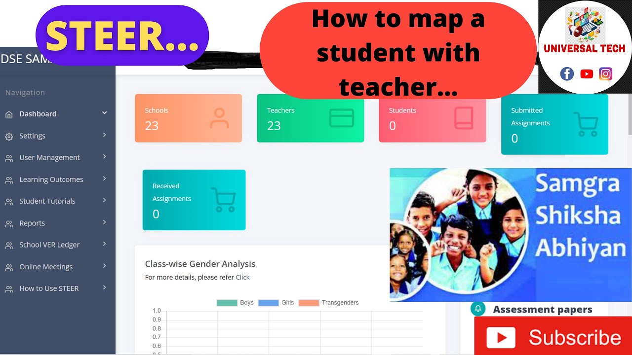 How to map a student with teacher... - YouTube
