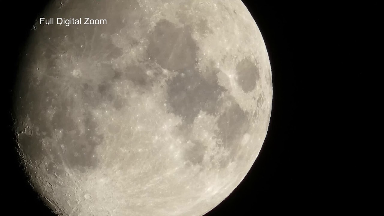 Lumix FZ82 4K Moon Zoom Test - YouTube