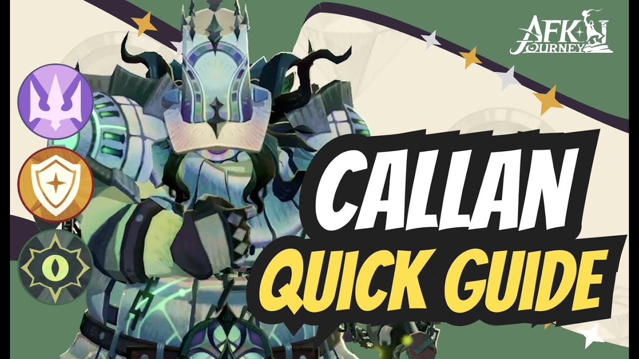 Guía rápida de Callan, un tanque con mucho corazón. AFK Journey - YouTube