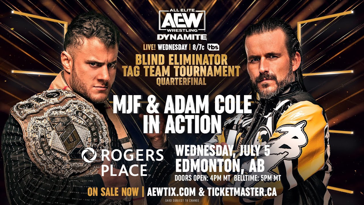 AEW: Fight Forever MJF & Adam Cole In Action | AEW Dynamite 7/5/23 ...