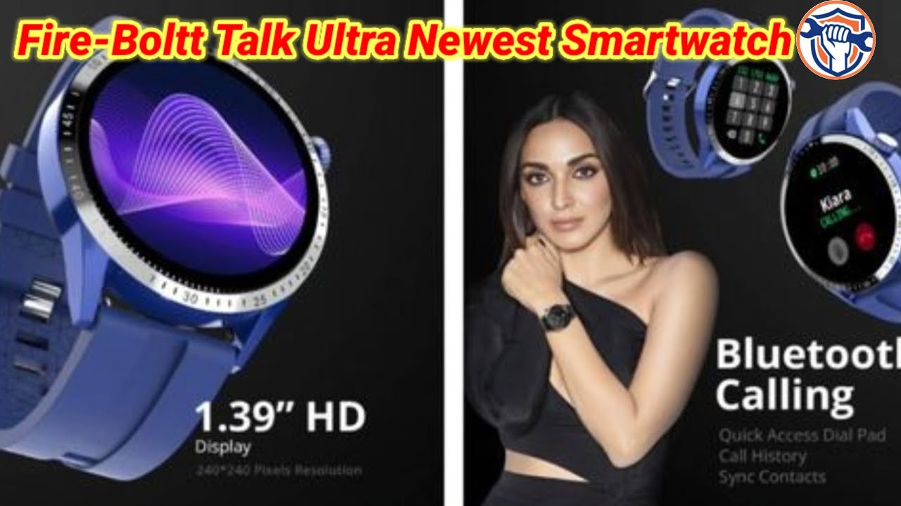 Fire-Boltt Talk Ultra Smart Watch with 1.39" display, Bluetooth calling ...