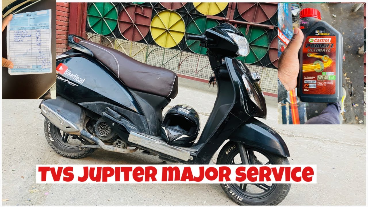 Tvs jupiter service after 23000 km | Tvs jupiter service at local ...