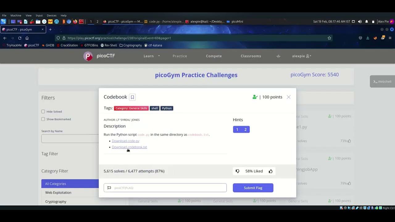 Codebook | Beginner picoMini CTF 2022 - YouTube