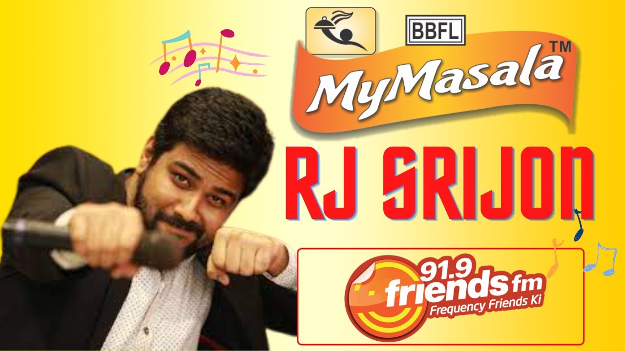 RJ Srijon from 91.9 friends FM | My Masala Star Award Show... - YouTube