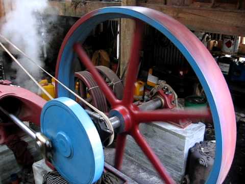 Tangye steam engine - YouTube