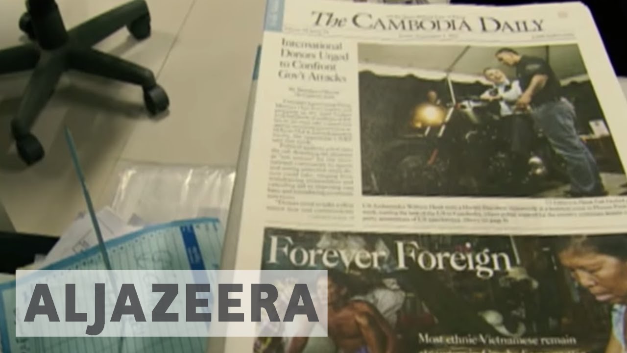 Cambodia Daily newspaper closes - YouTube