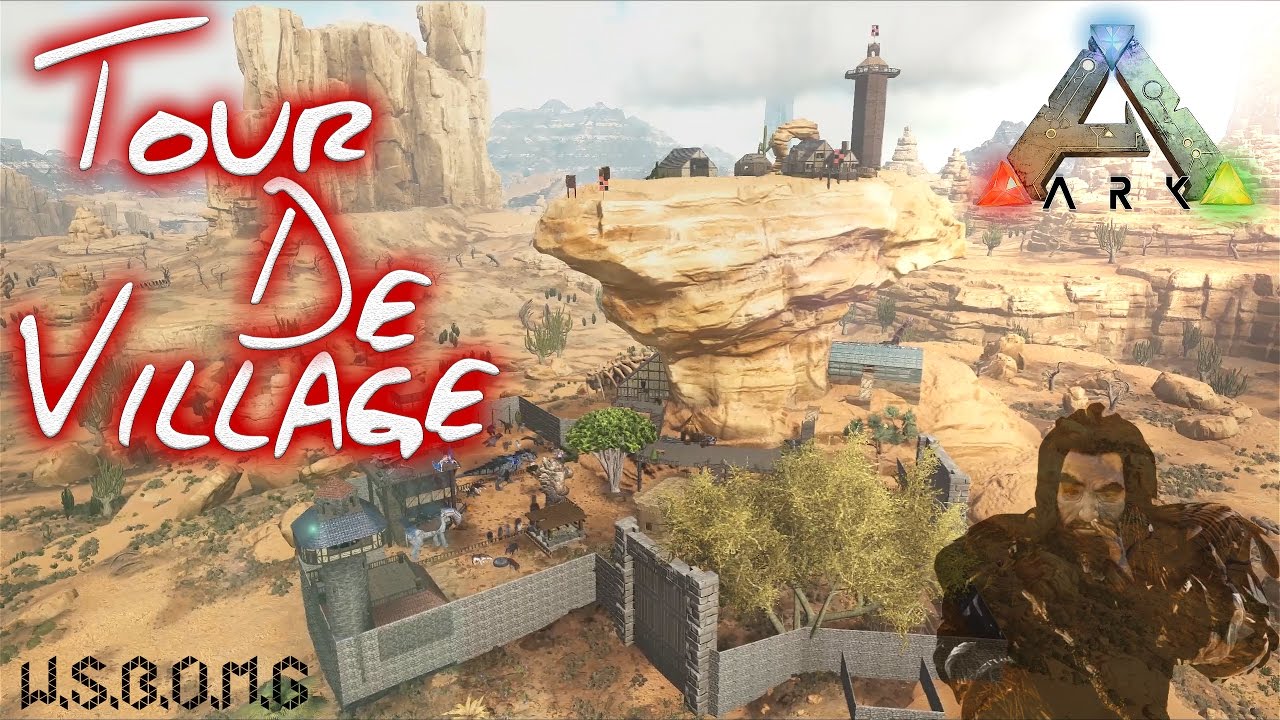 Ark: Tour Of Our Scorched Earth Village - YouTube