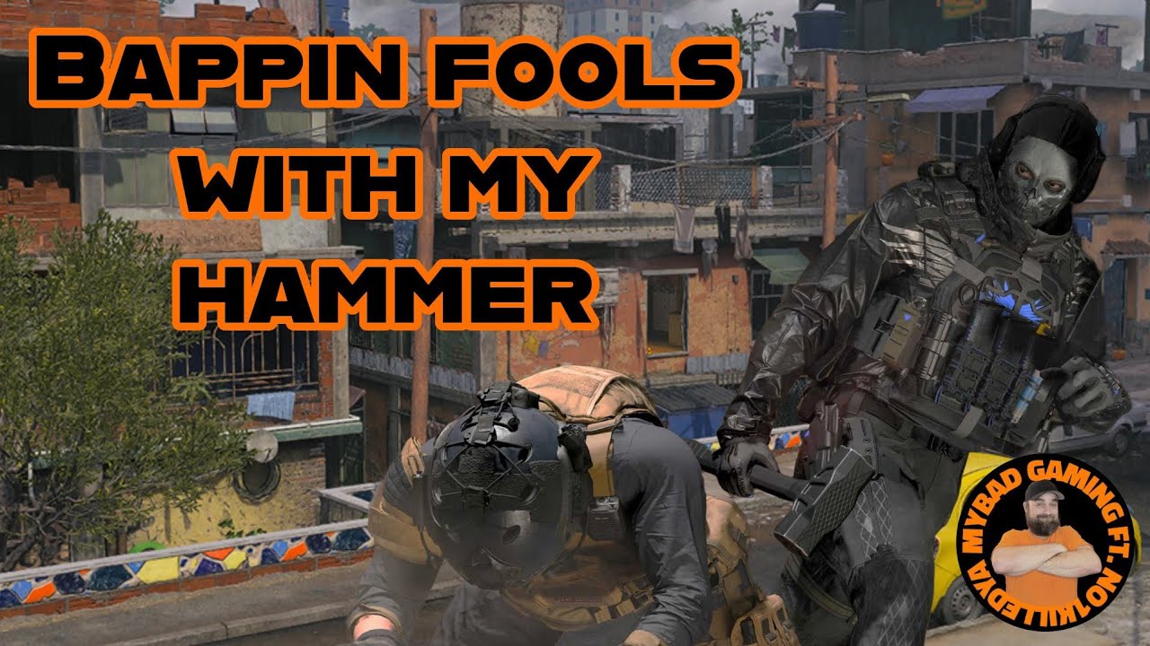 RUNNING AROUND BAPPING 😈 PEOPLE WITH MY HAMMER #MWIII - YouTube