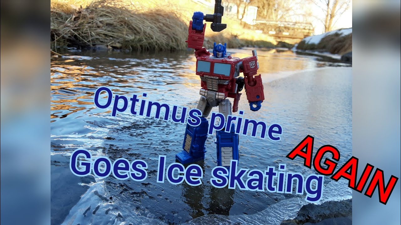 Optimus prime goes ice skating Again - YouTube