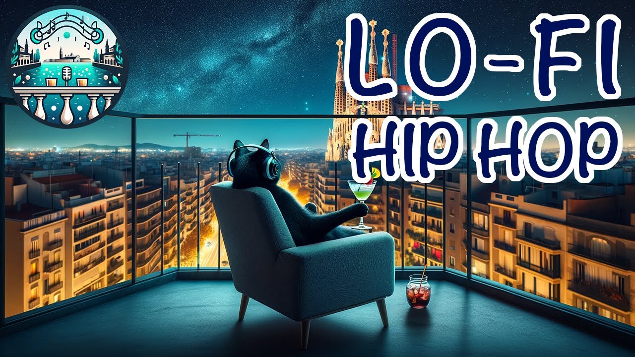 Barcelona -Spain- [Night] / BGM, Relaxing, Lo-Fi, HipHop - YouTube