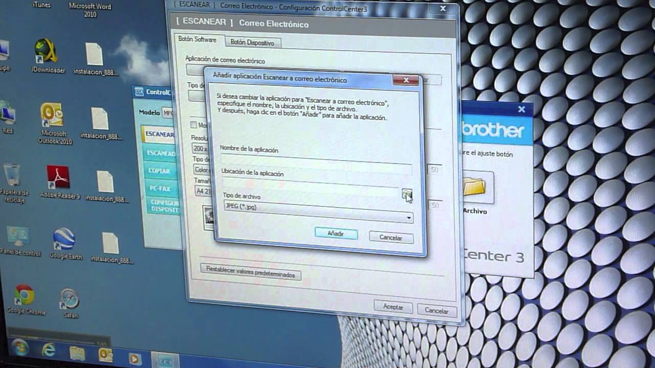 Como configurar la función Scanner en multifunción Brother 8880DN - YouTube