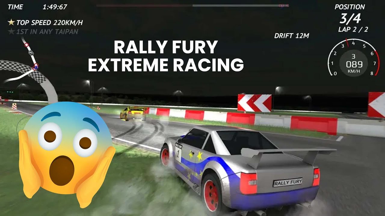 Rally Fury - Extreme Racing | Rally Fury Mobile Game playing on Desk ...