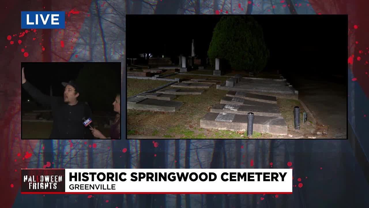 Halloween Frights: Historic Springwood cemetery - YouTube
