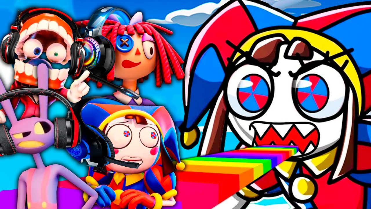 The Amazing Digital Circus Characters Play OBBY INTO POMNI ROBLOX ...