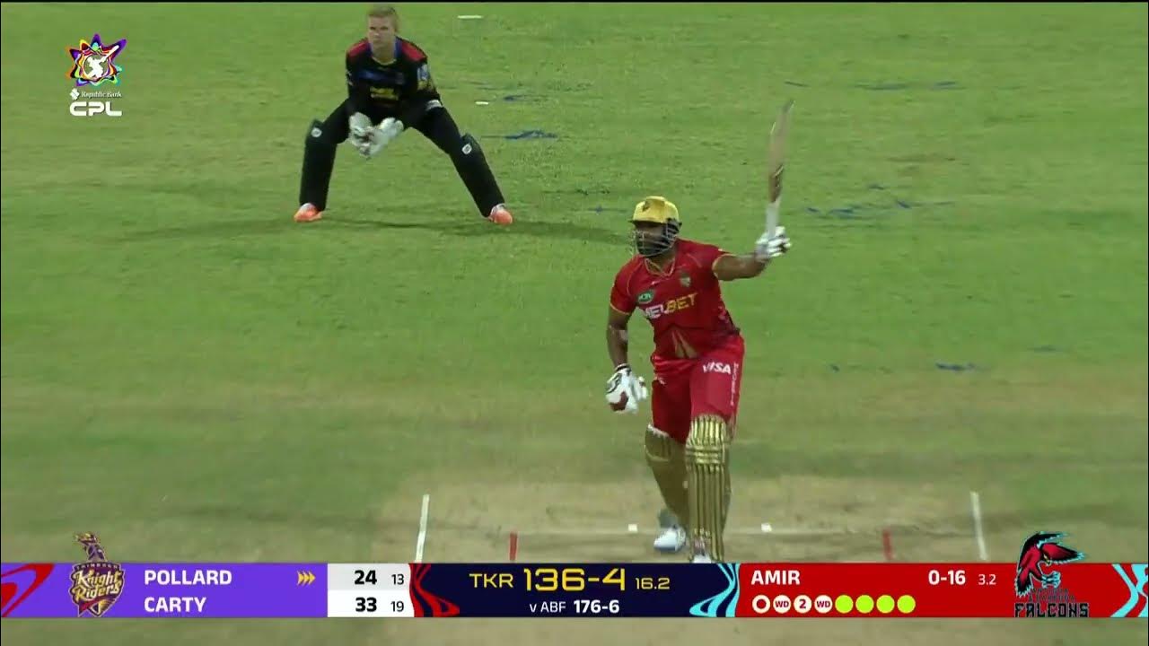 Kieron Pollard's DRILLS One-Handed Six! | CPL - YouTube