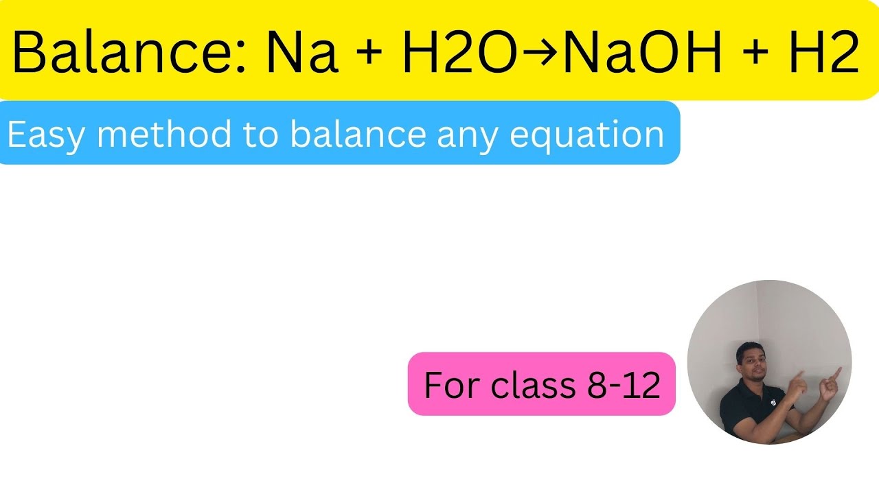 Na + H2O→NaOH + H2 | easy method | repeated question in malayalam - YouTube