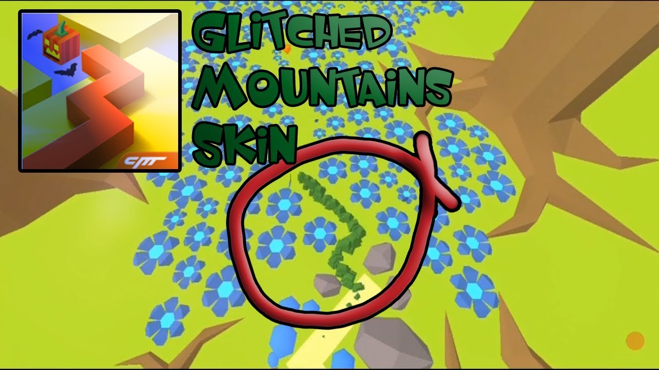 Dancing Line | Glitched Mountains Skin - YouTube