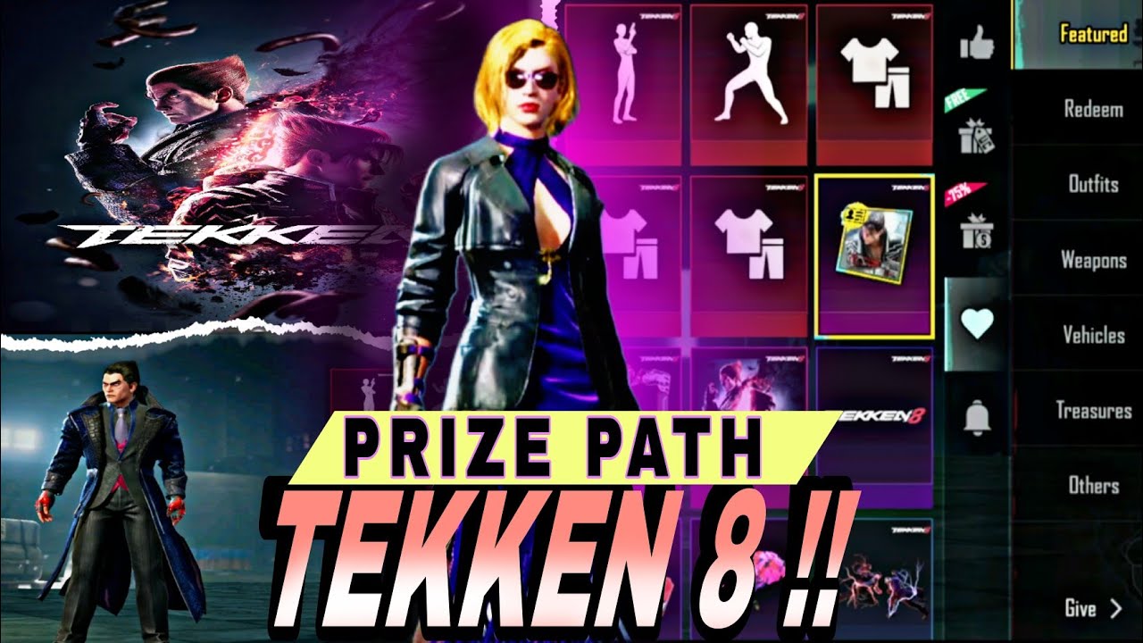 New Prize Path in Bgmi || Tekken 8 Prize Path || #bgmi #pubgmobile # ...