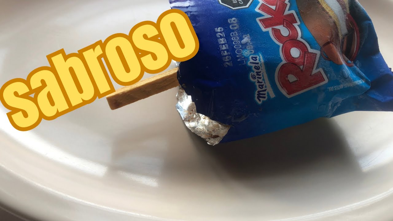 Como hacer una paleta ROCO sabrosa - YouTube