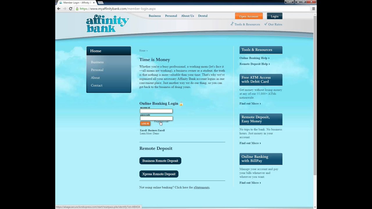 Affinity Bank - YouTube
