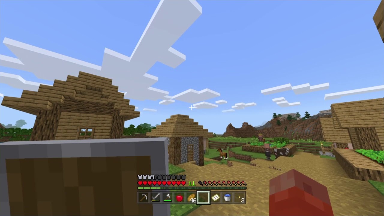 Minecraft lets play ep 2 (mining and getting wood) - YouTube