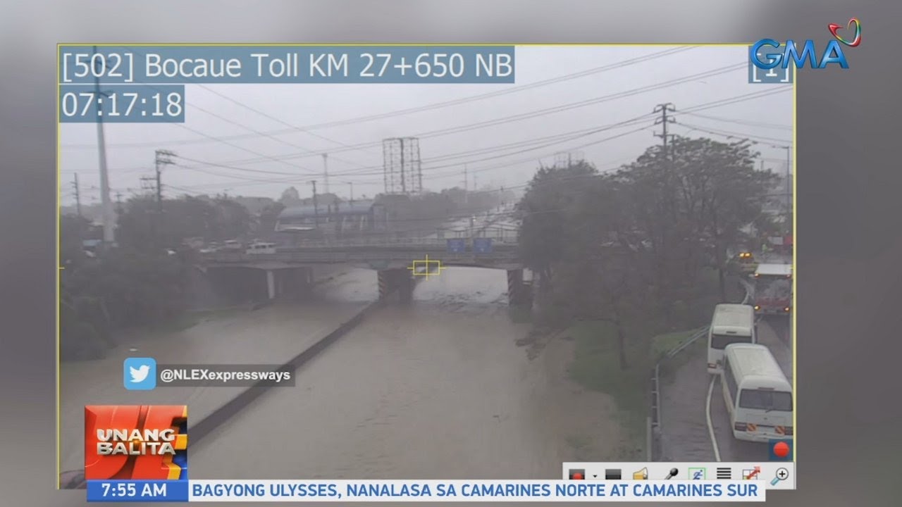 UB: Ilang bahagi ng NLEX, hindi madaanan dahil sa baha at nabuwal na ...