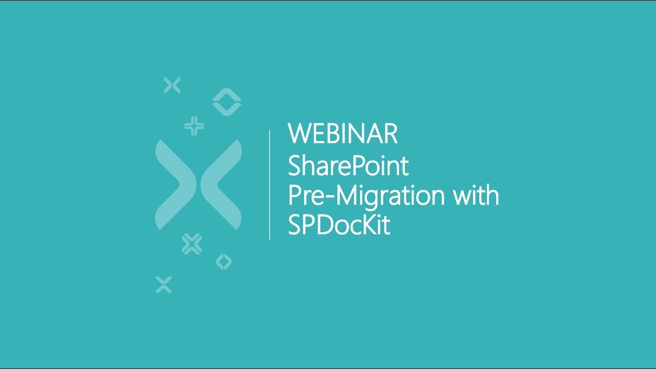 SharePoint Pre-migration Validation With SPDocKit [Webinar] - YouTube