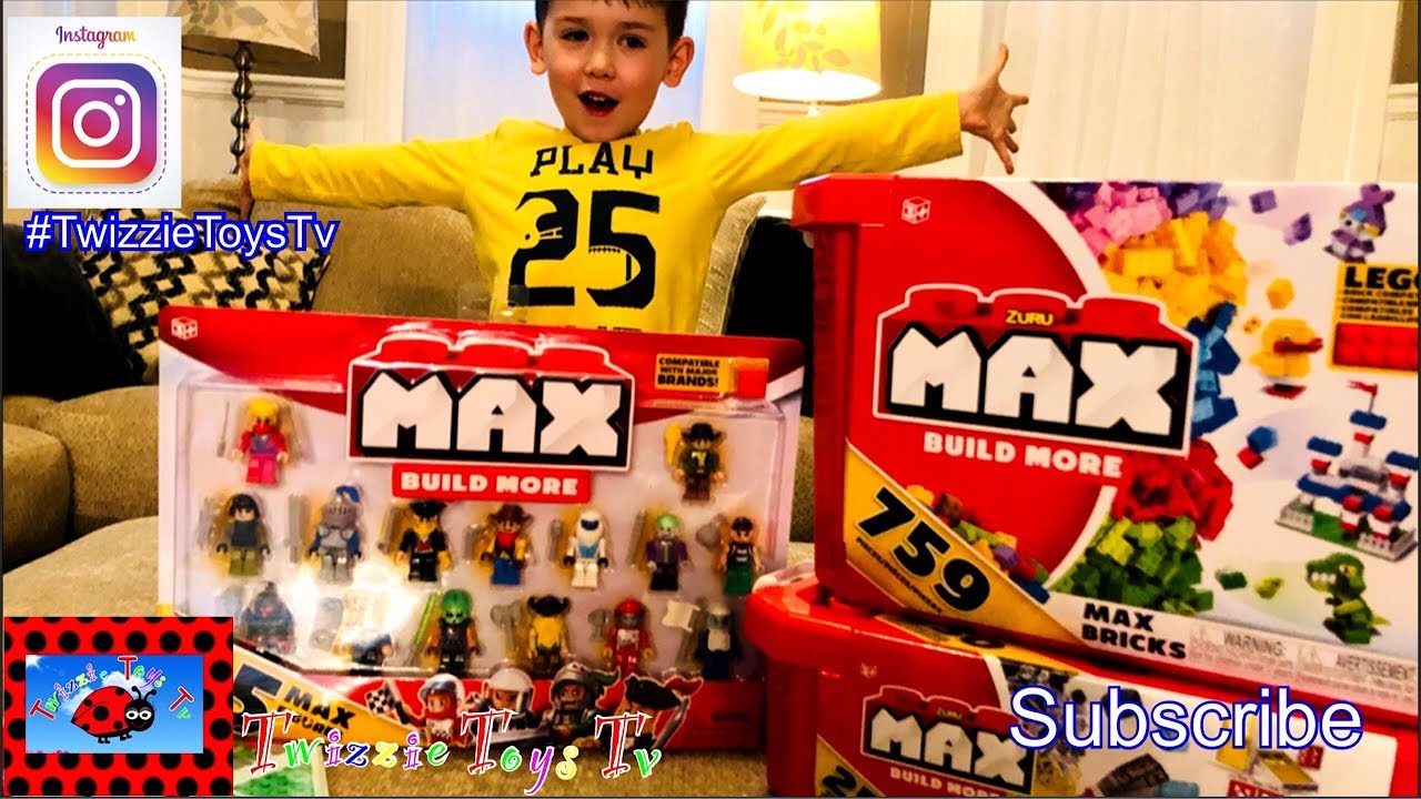 Zuru MAX Bricks with our friend Henry - YouTube
