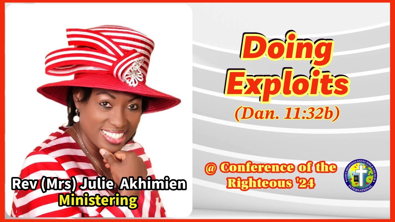 Doing Exploits By Rev (Mrs) Julie E Akhimien - YouTube