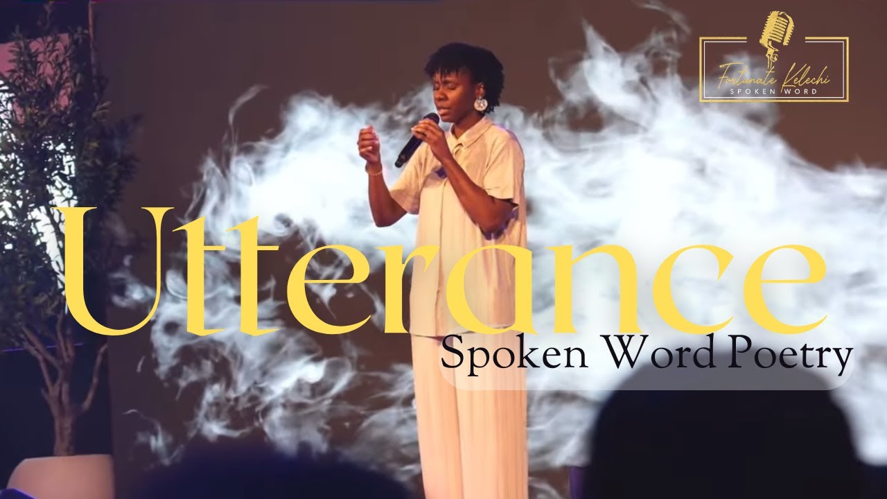 A SPOKEN WORD FOR CHRISTIAN POETS | Utterance (I Speak Life ...