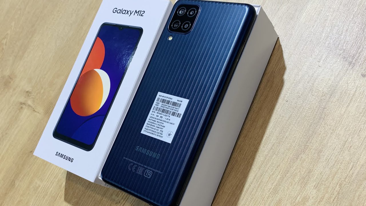 Samsung Galaxy M12 M127 Unboxing & Fast review - YouTube