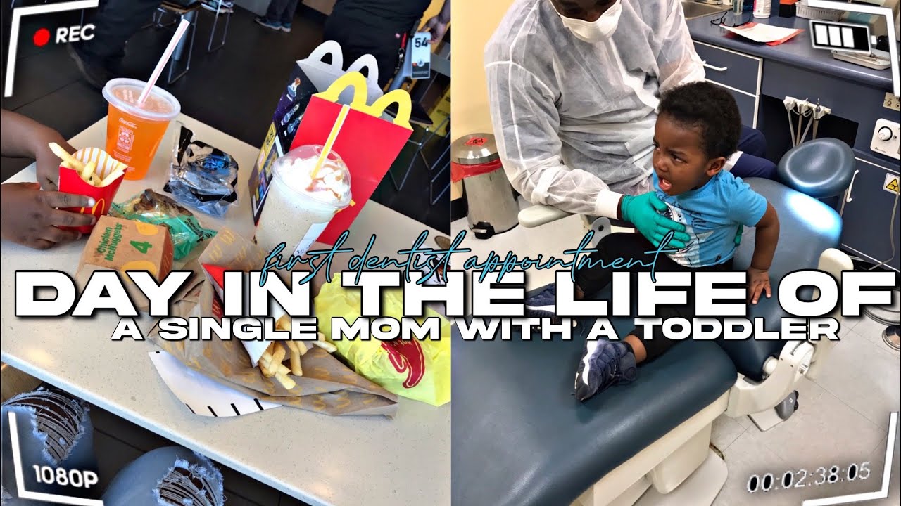DAY IN THE LIFE OF A SINGLE MOM WITH A TODDLER| Karter First Dentist ...