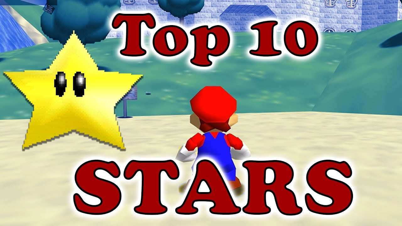 Top 10 Super Mario 64 Stars - YouTube