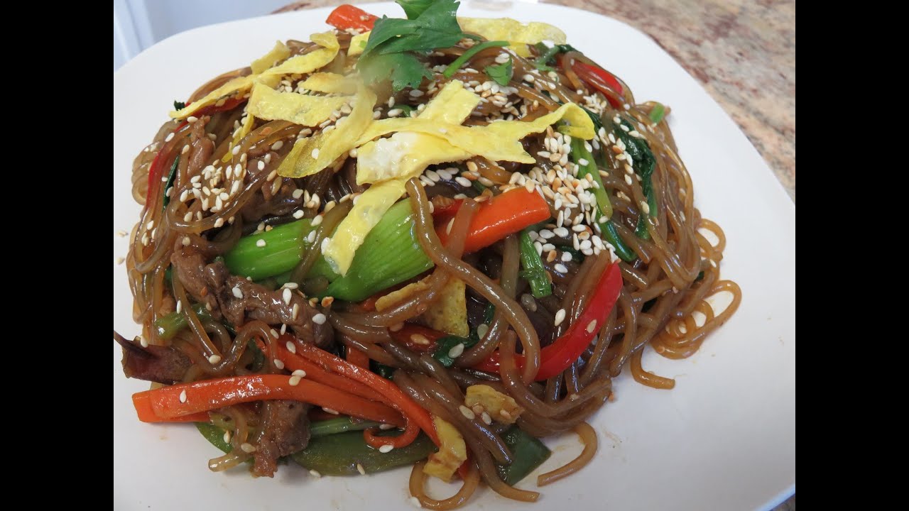 Authentic Korean Jap chae - YouTube