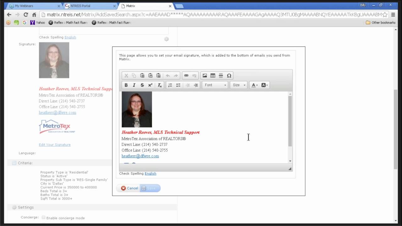 WEBINAR: Automating Your MLS Emails through Matrix - YouTube
