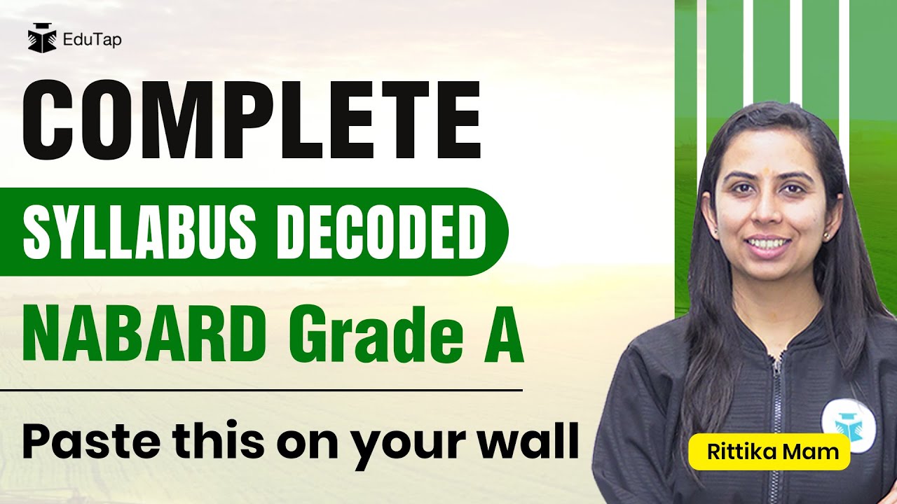 NABARD Grade A Detailed Syllabus | Exam Pattern & Complete Syllabus for ...