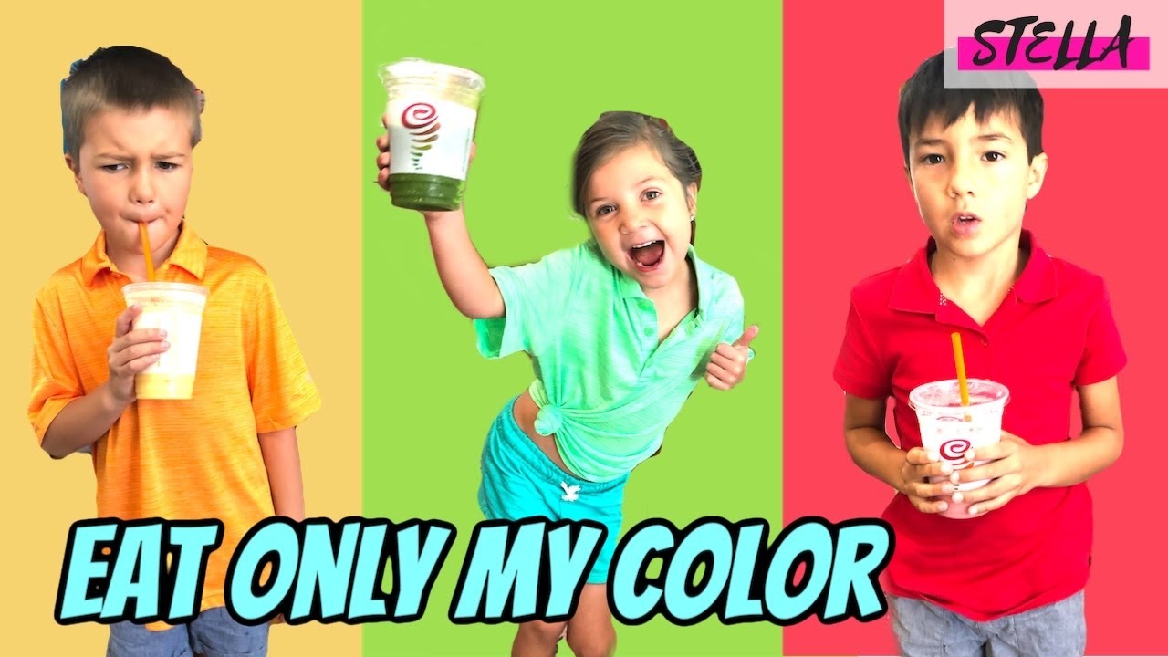 Eating Foods in Your Color!!! - YouTube