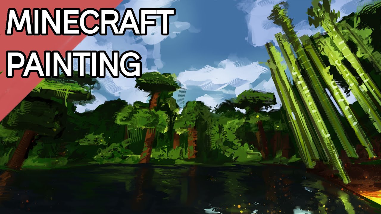 JUNGLE: Minecraft Painting Timelapse - From Blocks to Artistic Wonders ...